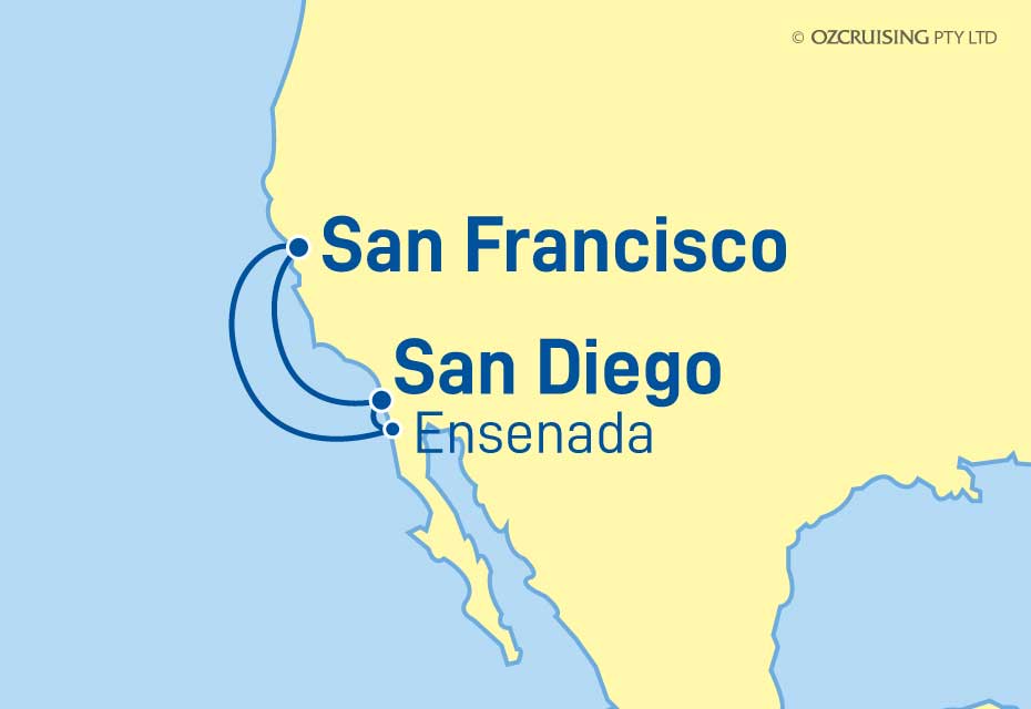 5 Night San Diego & Ensenada Cruise on the Crown Princess - PC24-3406