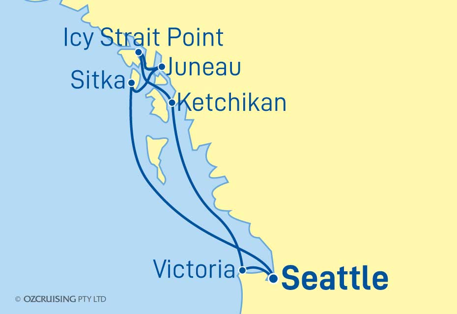 7 Night Alaska & Canada Cruise on the Norwegian Bliss - NC26-BLS ...