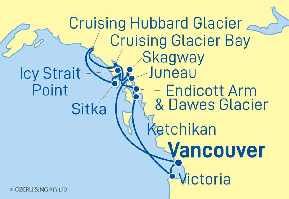 12 Night Alaska Cruise on the Royal Princess - PC22-1214 | Ozcruising ...