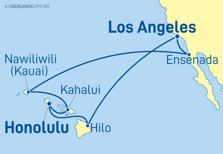 16 Night Hawaii and Mexico Cruise on the Emerald Princess - PC27-E732