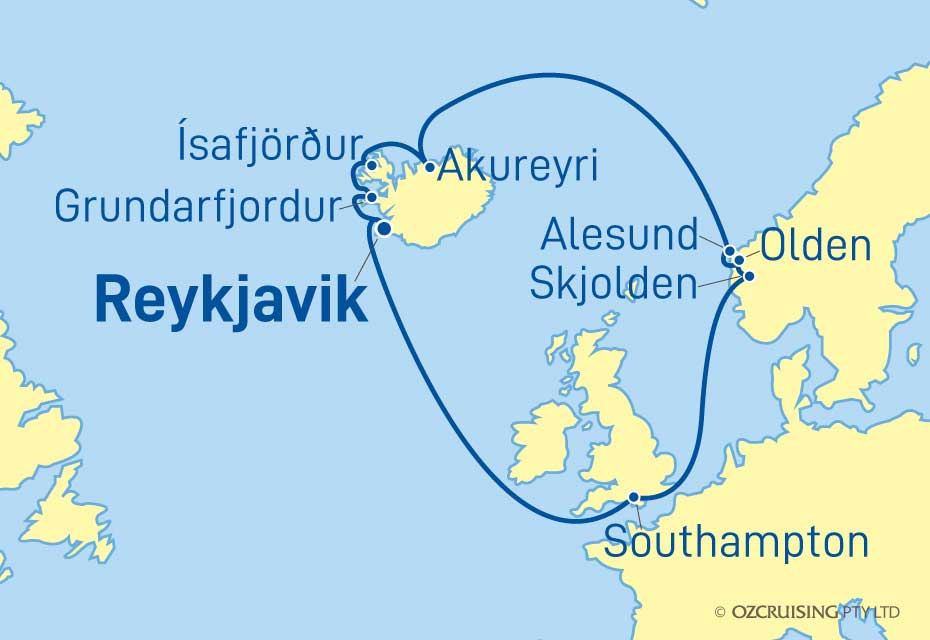 14 Night Norway & Iceland Cruise on the Sky Princess - PC23-Y316.2