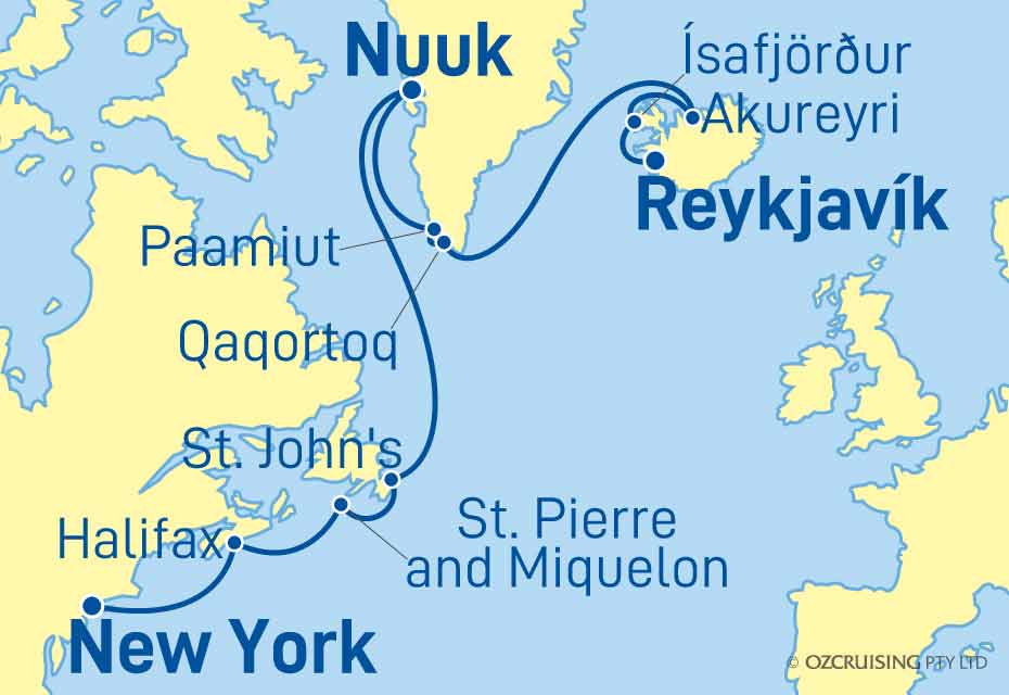 14 Night New York to Reykjavik Cruise on the Norwegian Star - NC25-STA ...