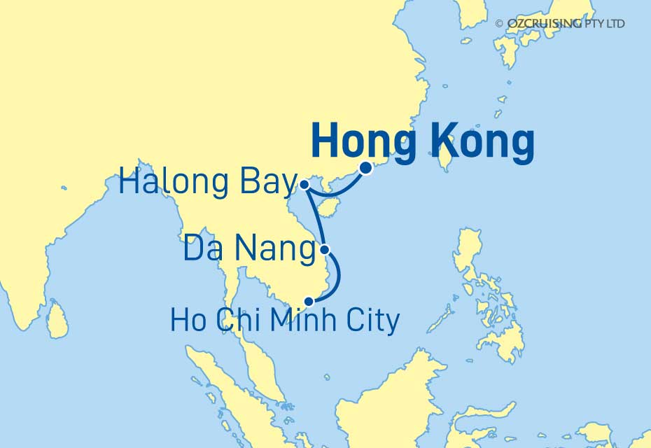 7 Night Ho Chi Minh to Hong Kong Cruise on the Seabourn Encore - SB24-7410B