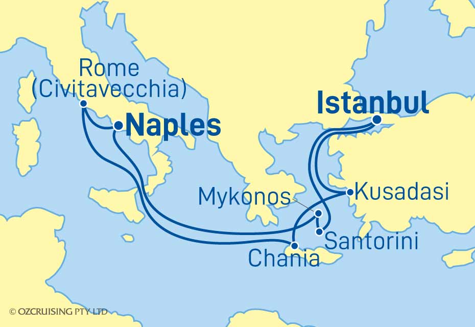 11 Night Greece, Turkey & Italy Cruise on the Celebrity Ascent - CC26 ...