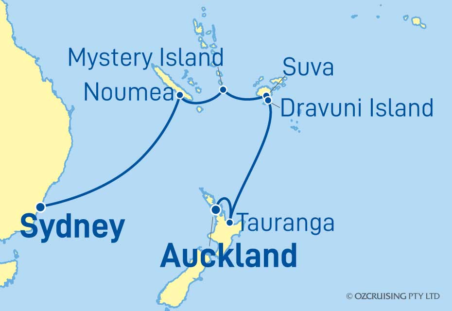 11 Night Sydney to Auckland Cruise on the Crown Princess - PC26-3612A