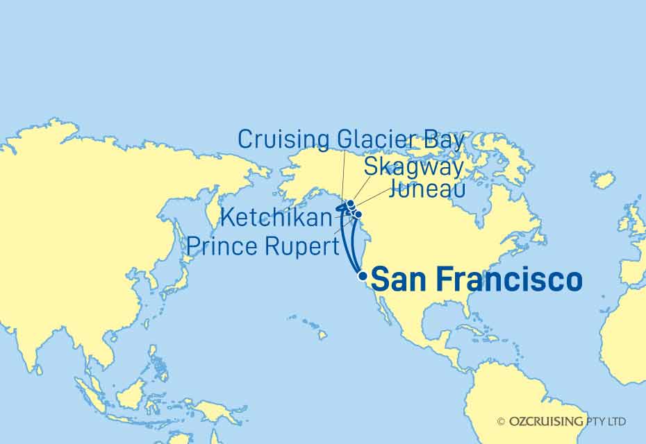 11 Night Alaska & Canada Cruise on the Ruby Princess - PC25-R520.1