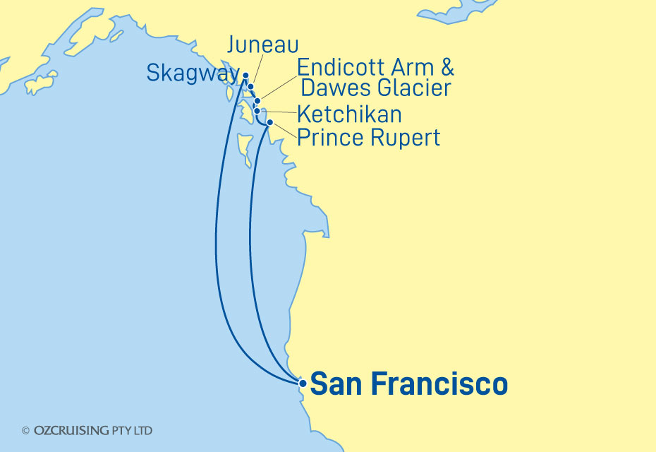 11 Night Alaska & Canada Cruise on the Ruby Princess - PC25-R522.1