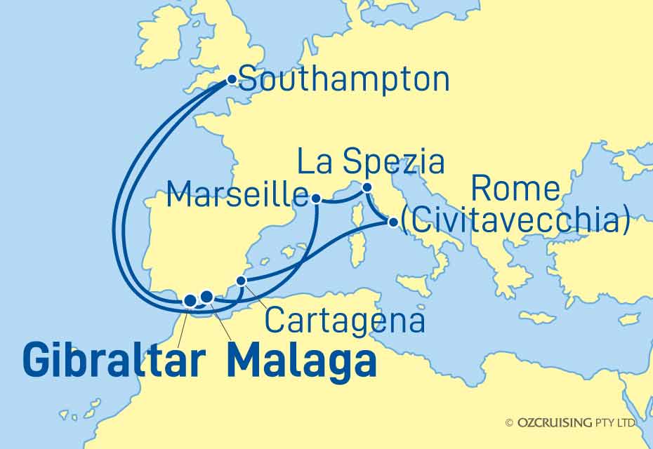 14 Night Mediterranean Cruise on the Queen Anne - CU26-H623