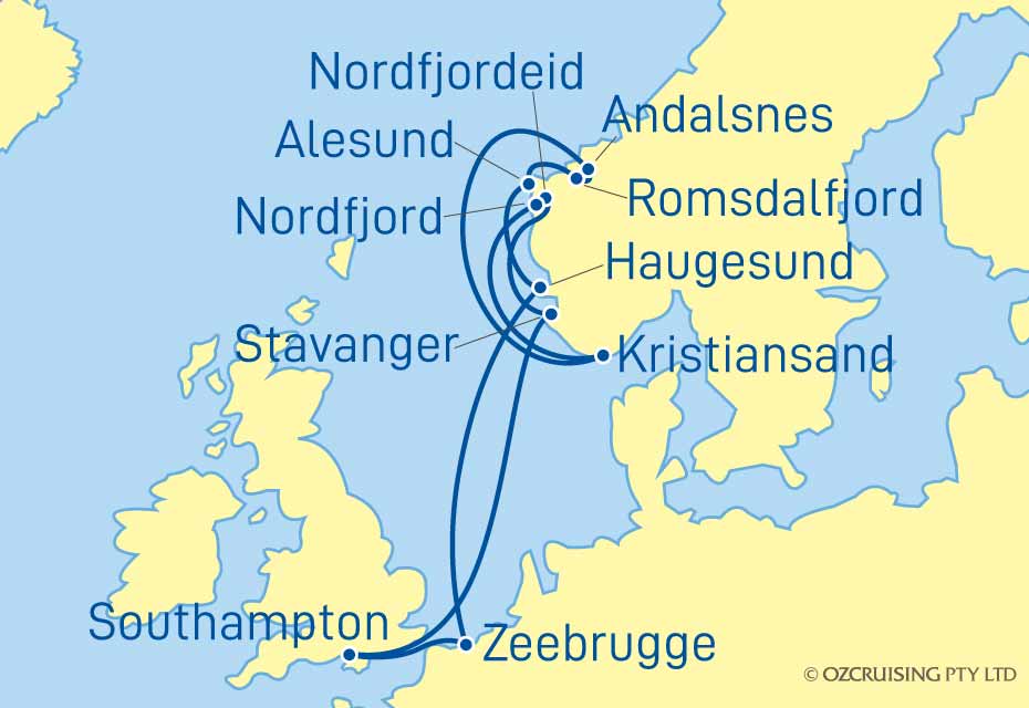 12 Night Norway Cruise on the Aurora - PO26-R617