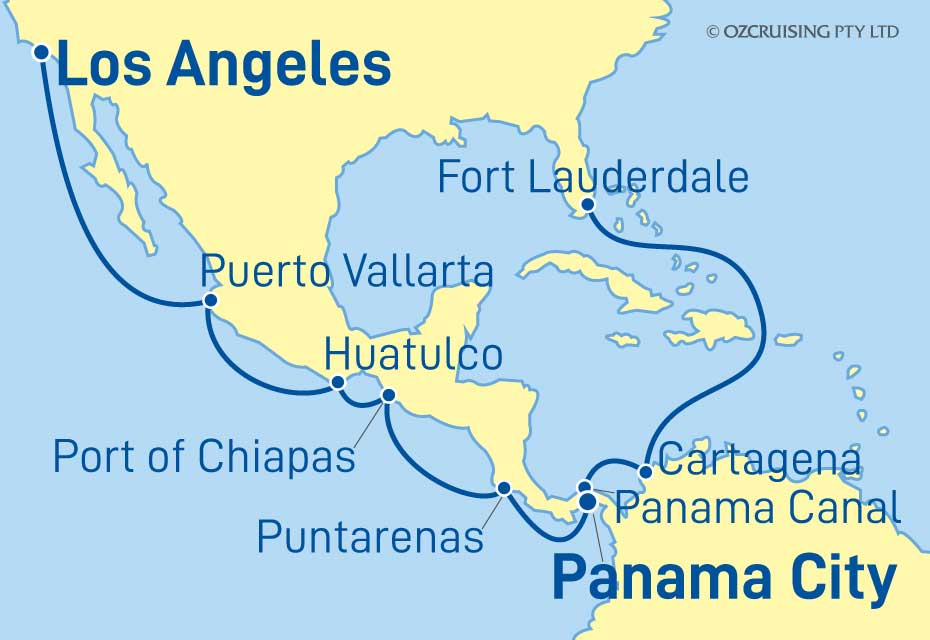 16 Night Panama Canal & Mexico Cruise on the Coral Princess - PC26-6602