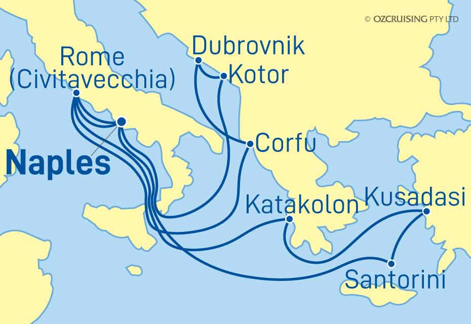 14 Night Mediterranean Cruise on the Enchanted Princess - PC26-N625A