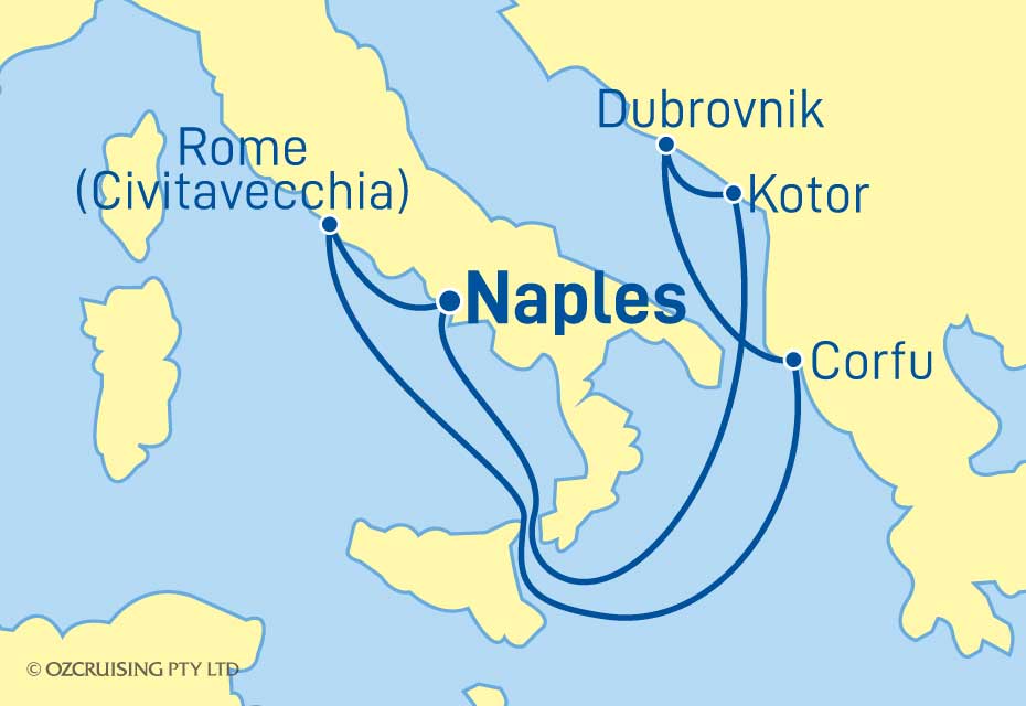 7 Night Mediterranean Cruise on the Sapphire Princess - PC26-H610