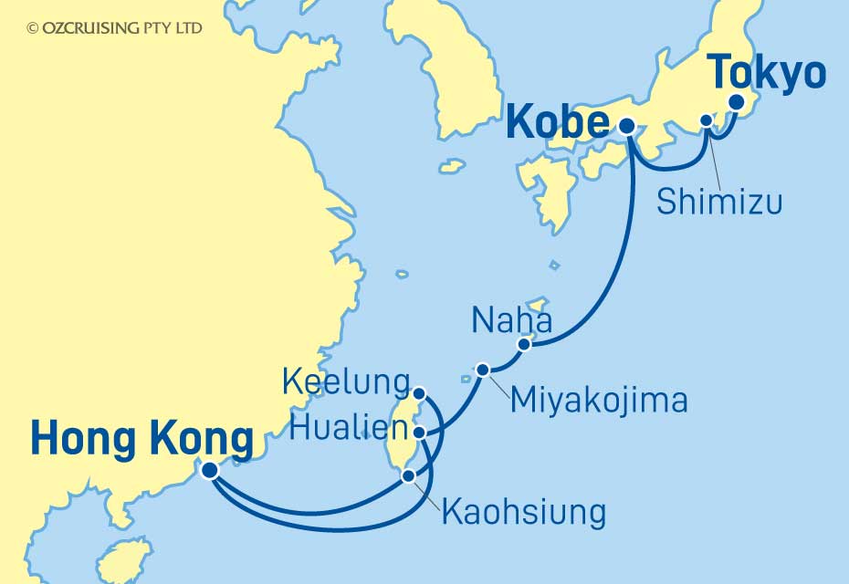 11 Night Taipei to Tokyo Cruise on the Norwegian Spirit - NC25-SPR ...