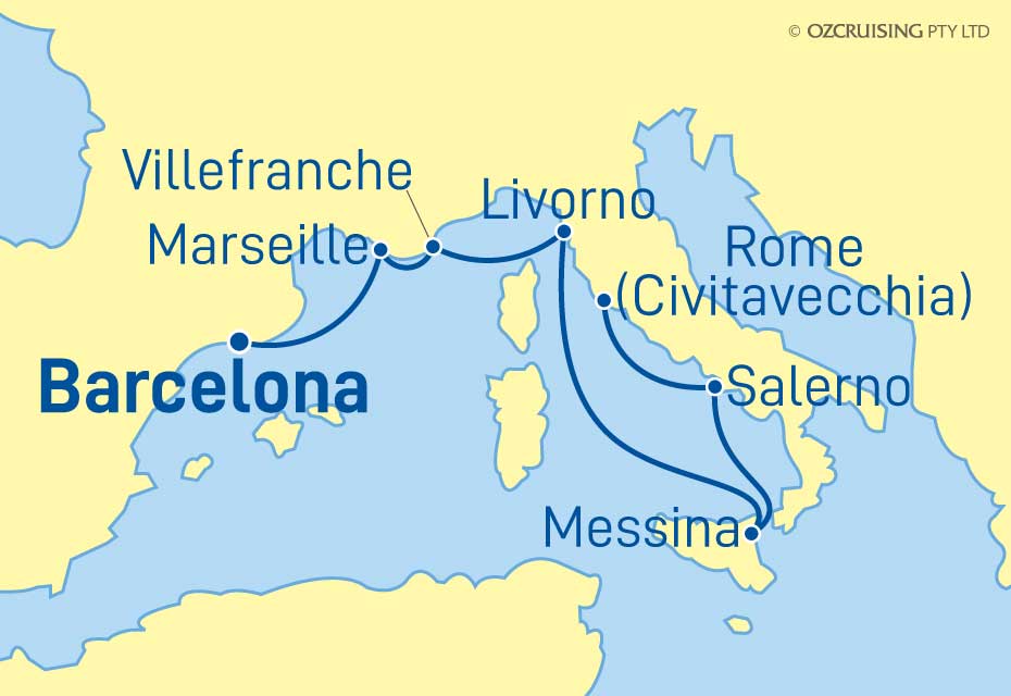 7 Night Rome to Barcelona Cruise on the Norwegian Epic - NC26-EPC ...