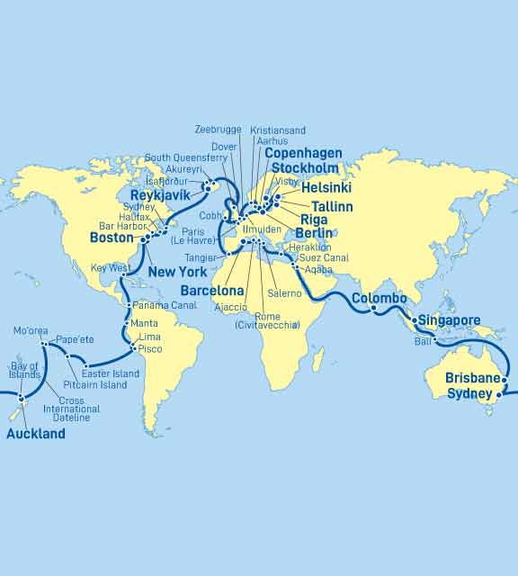 World Cruises | Cruises.com.au